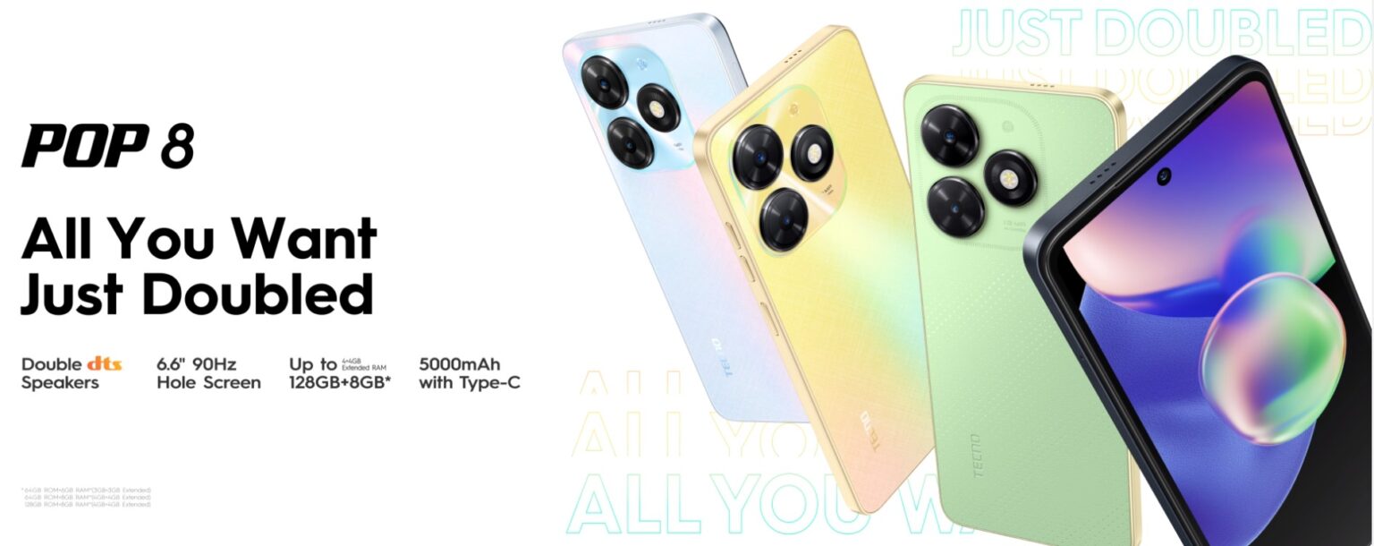 Tecno Pop 8 - TECNO Zimbabwe